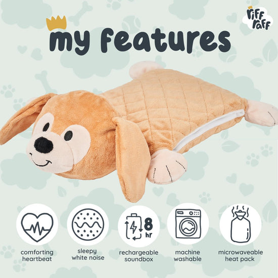 Riff Raff Pets: Puppy Comforter with Heartbeat & Heat Bag - Ultimate ...