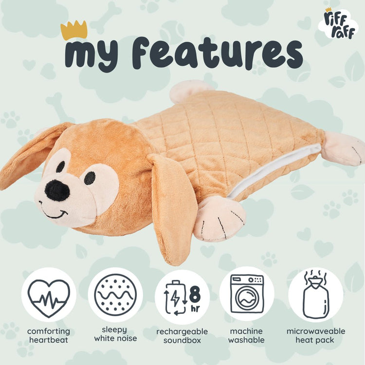 Riff Raff Pets: Puppy Comforter with Heartbeat & Heat Bag - Ultimate ...