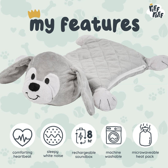 Riff Raff Pets: Puppy Comforter with Heartbeat & Heat Bag - Ultimate ...